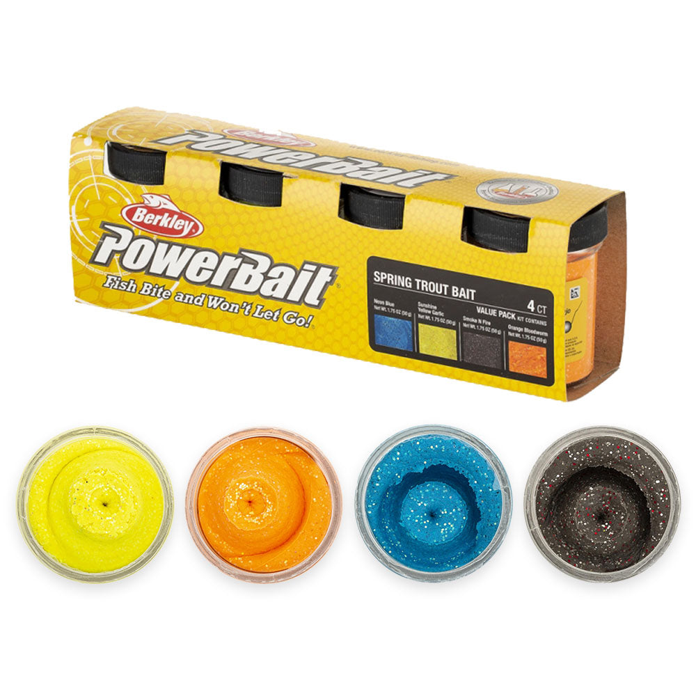 Berkley Powerbait Spring Trout Bait Dough 4 pack
