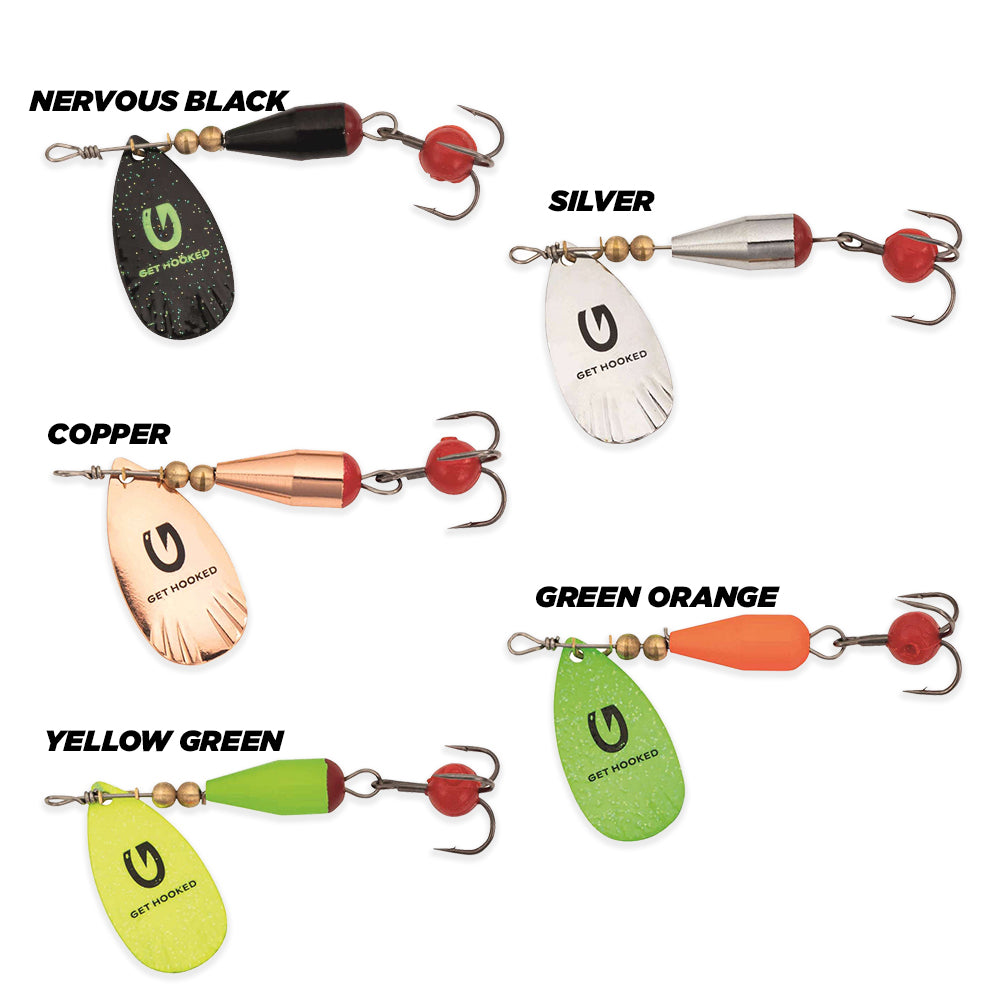 Kinetic Droopy Fishing Spinner - 8g / 13g - Fishing Spinner Lure