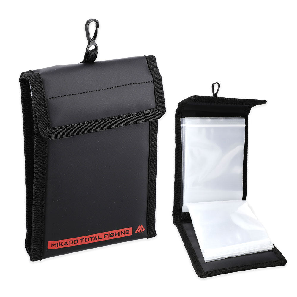Mikado MFT Fishing Rig Wallet With 10 zip-bags - 18x13cm